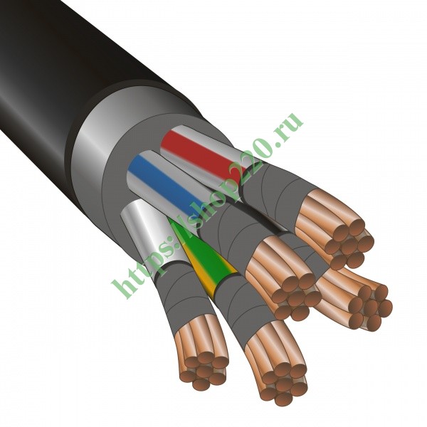 Кабель силовой ВВГнг(А)-FRLS (180) 5х25 медный огнестойкий ГОСТ 31996 ...