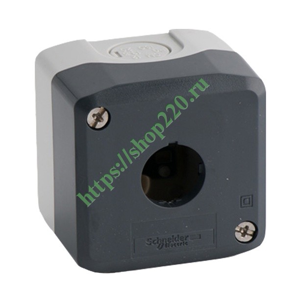 Корпус кнопочного поста Schneider Electric XALD01 на 1 отверстие ...