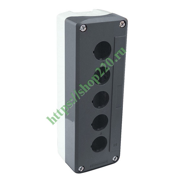 Корпус кнопочного поста Schneider Electric XALD05 на 5 отверстий ...