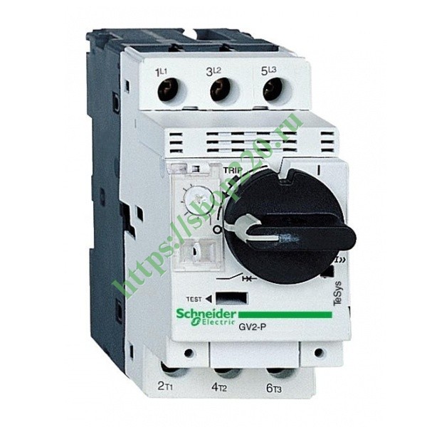 Автомат Schneider Electric TeSys GV2P с комбинированным расцепителем 24 ...