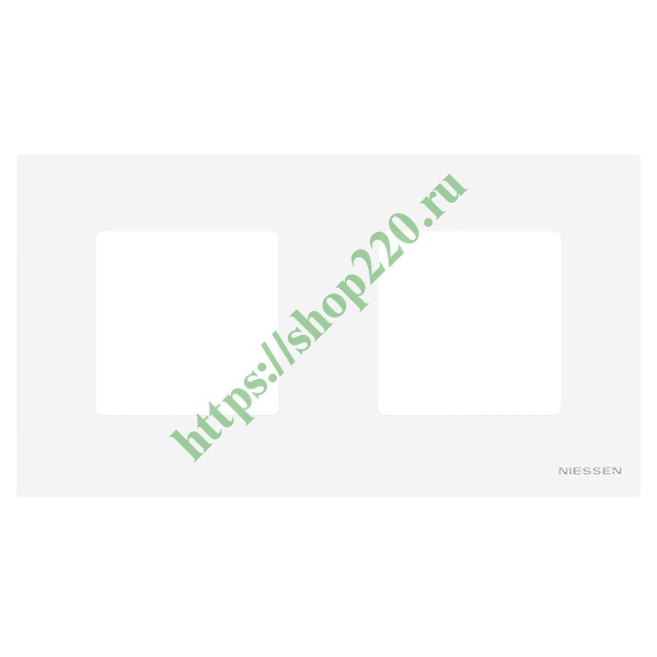 Рамка 2-постовая серия Zenit, базовая альпийский белый (N2272.1 BL) 2CLA227210N1101 купить по ...