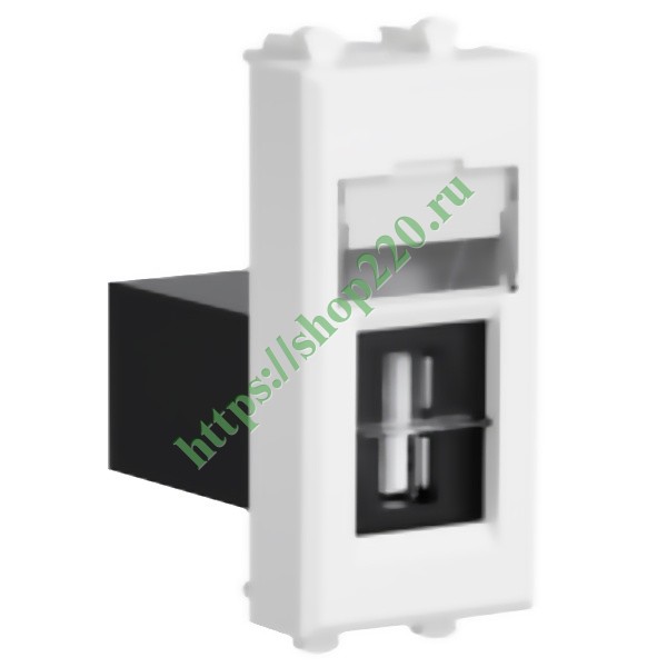 Розетка Avanti USB 3.0 модульная тип А-А 1 модуль белое облако DKC ...