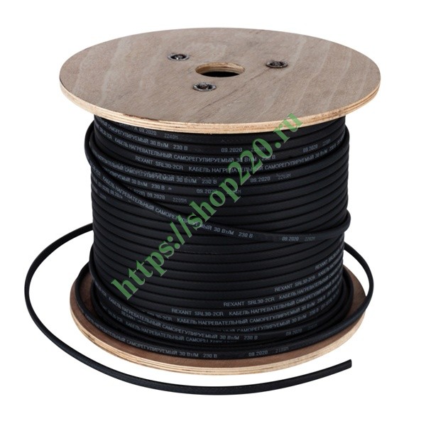 Саморегулирующийся греющий кабель 30КНС 2ЛП-ЭЛ-65/85 (UV) (30Вт/1м ...