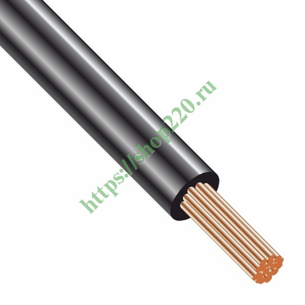 Провод установочный ККЗ ПуГВнг(А)-LS 1х2,5 гибкий силовой медный (ПВ-3 ...