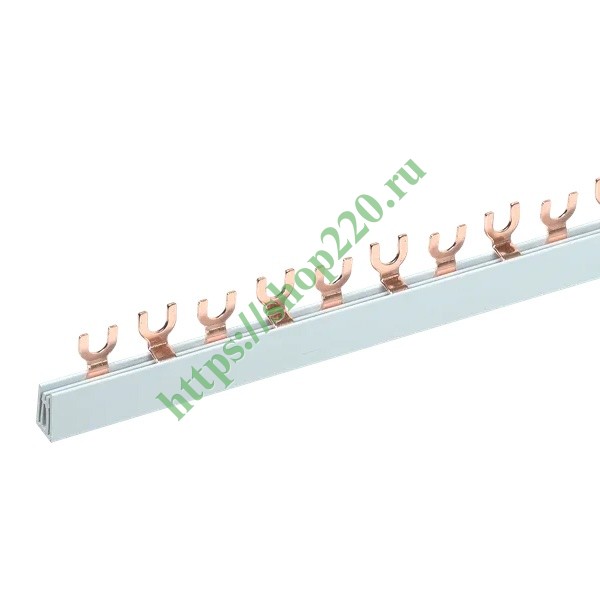 Шина соединительная типа FORK (вилка) ИЭК 2Р 63А 54 модуля 1000мм ...