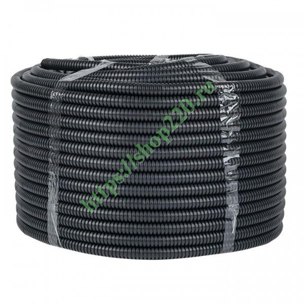 Труба гофрированная FRHF EKF 16 мм безгалогенная трудногорючая с зондом ...