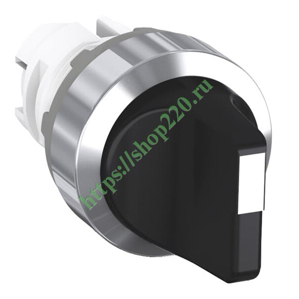 Переключатель ABB M2SS1-20B (короткая ручка) черный 2-х поз. (корпус) 45° с фиксацией ...