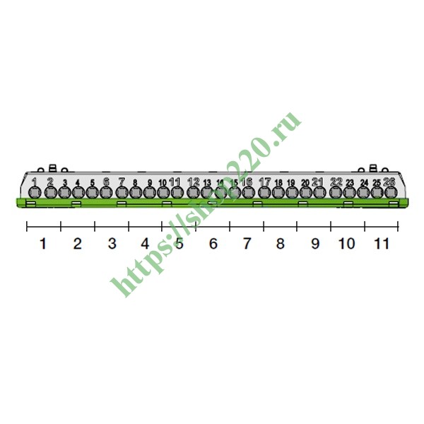 Клеммник винтовой ABB PE11x16-15х6мм PEK/S26 1SPE007715F0745 купить по ...