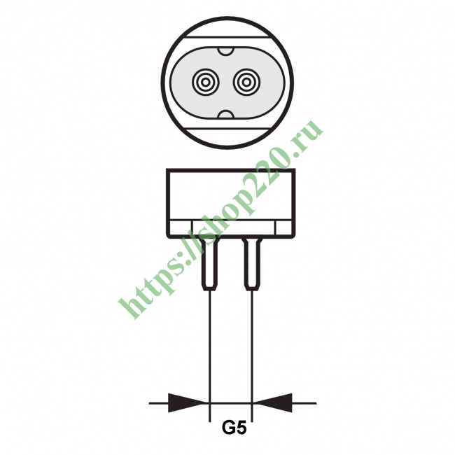 Люминесцентная лампа T5 Osram HE 21W/830 SLS G5 SEAMLESS 882 mm ...