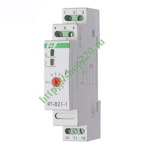 Терморегулятор RT-821-1(-4° +5°) DIN с датчиком RT 140F1070R - купить по недорогой цене на ...