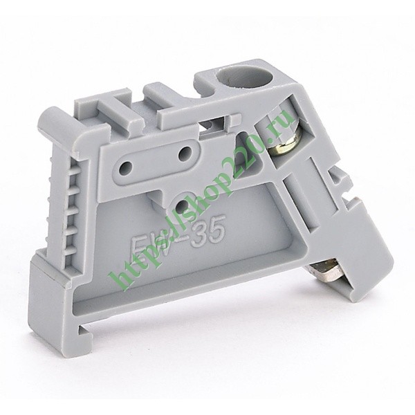 Ограничитель пластиковый на DIN-рейку с 1 винтом DEKraft 32057DEK ...