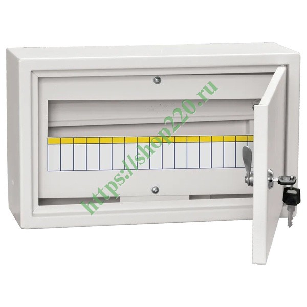 Корпус металлический накладной ЩРн-18з-1 18 модулей УХЛ3 IP31 Titan 3 ...